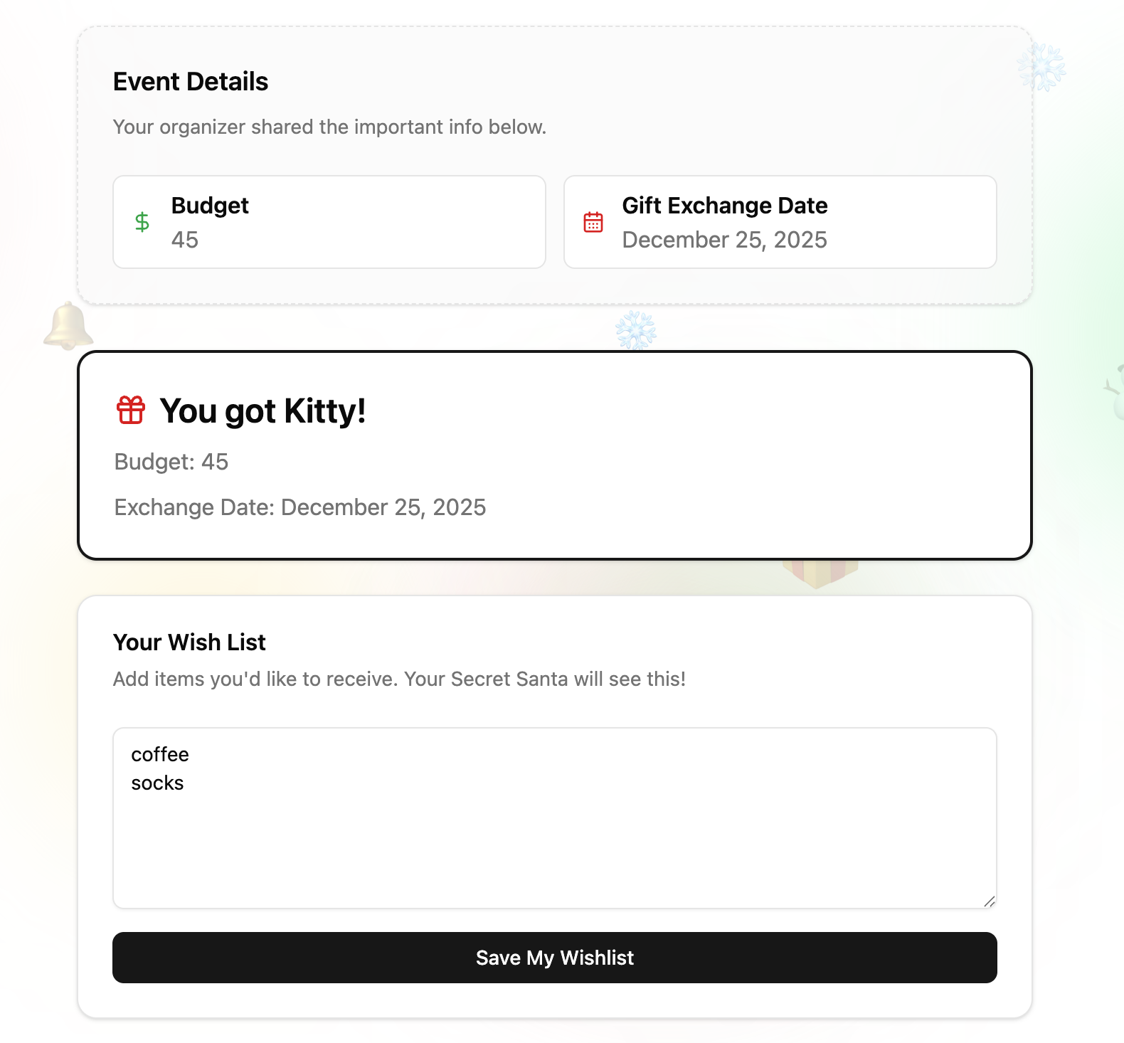Secret Santa Generator – No Email, No Signup